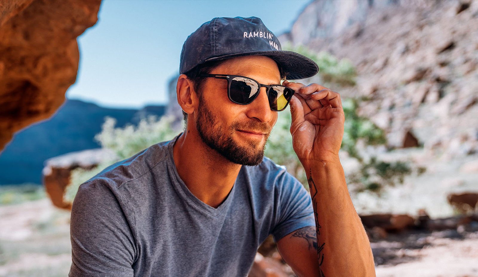 Rory Prescription Sunglasses | Lightweight Modern Rectangular ...